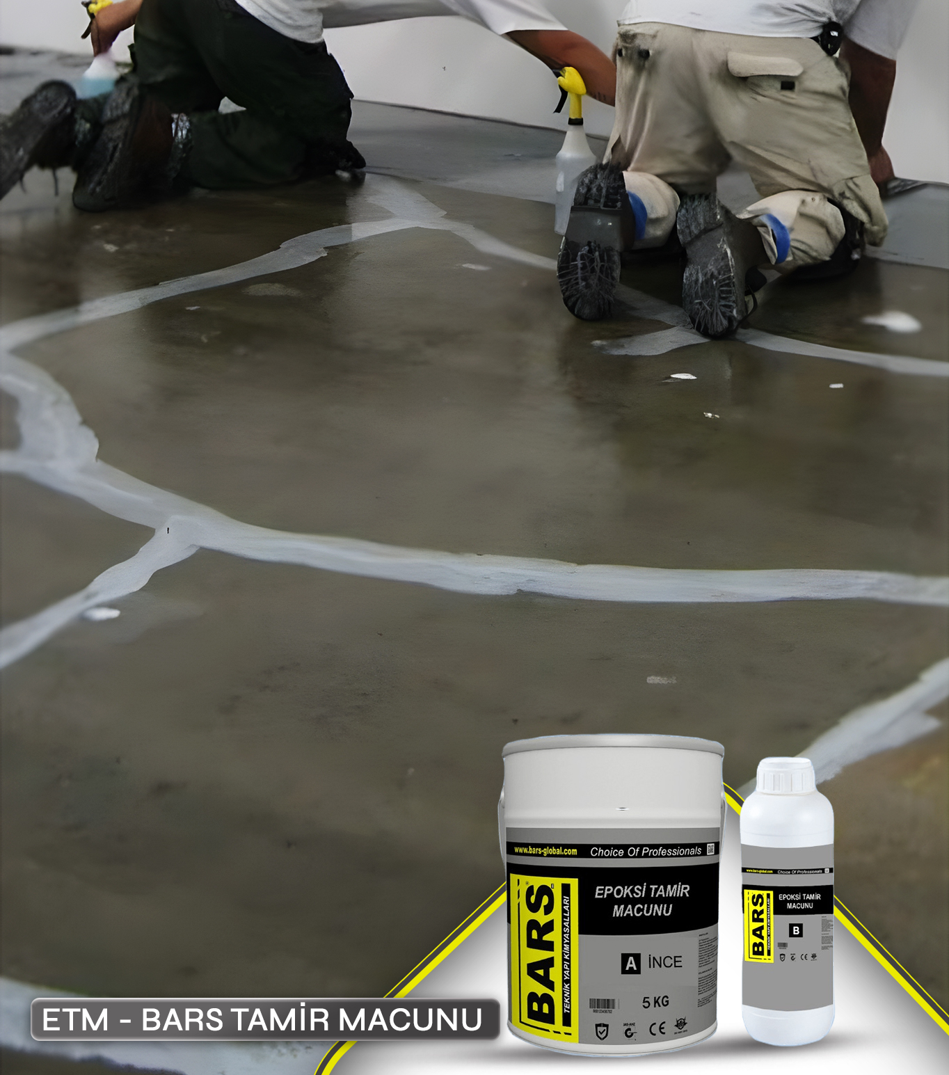 ETM - BARS TAMİR MACUNU - zeminboyasi